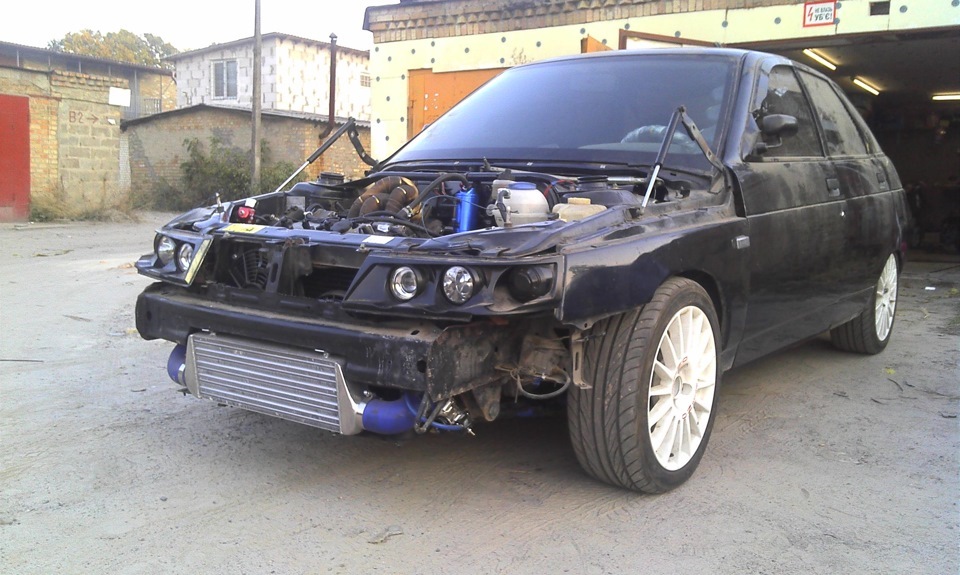 ДВЗ с коробкой Фиат — Lada 21124, 1,6 л, 2007 года | тюнинг | DRIVE2