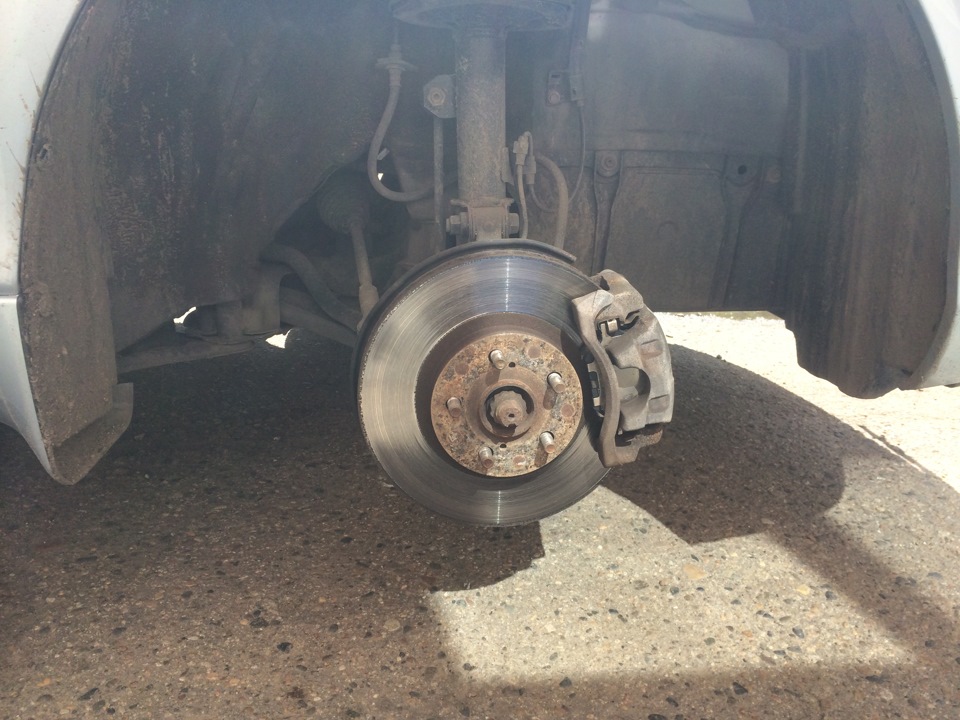 Покраска суппортов — Toyota Allion (T240), 1,8 л, 2002 года | тюнинг ...