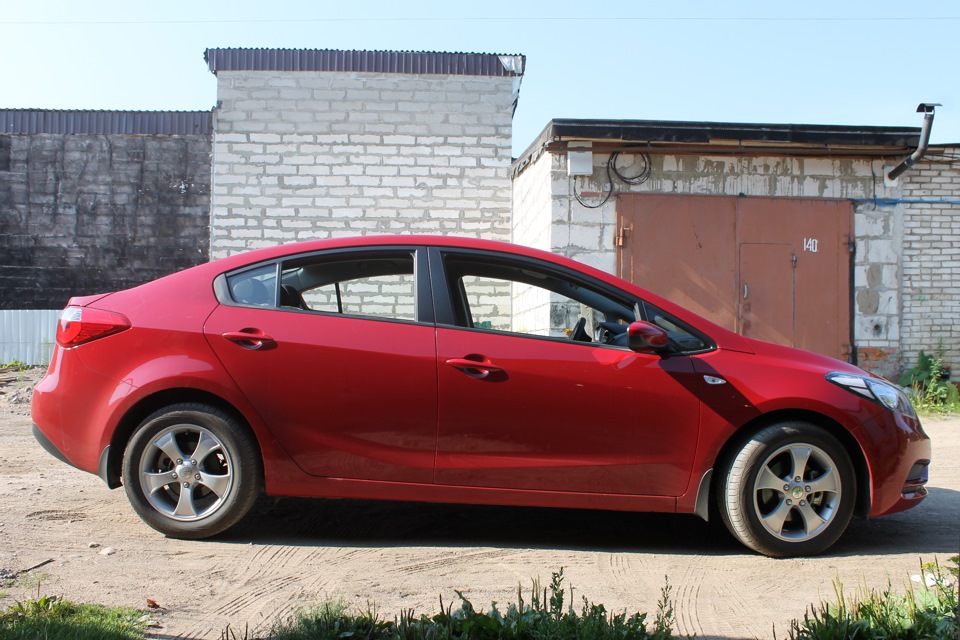 Установка хромированных молдингов. — KIA Cerato (3G), 1,6 л, 2013 года ...