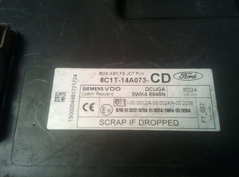 Ford Transit замена модуля GEM (BCMii), программирование ключей ...