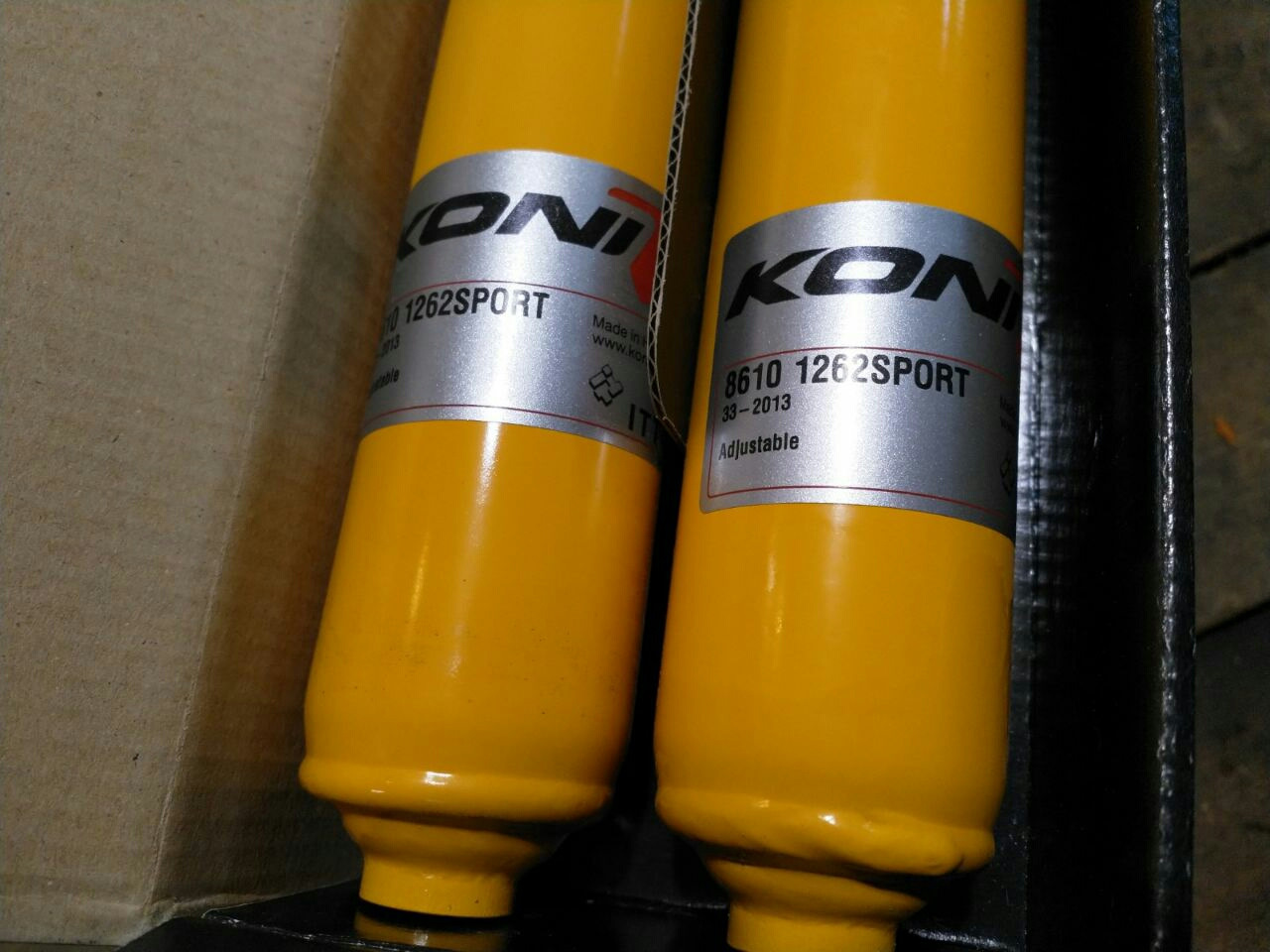 Комплект Koni Sport на монопривод В3. — DRIVE2