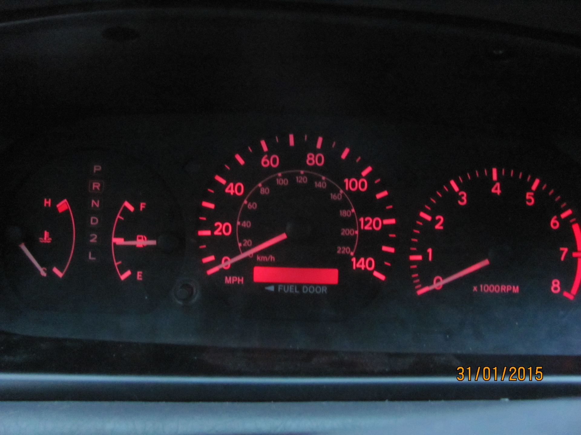 Ночь, улица, дорога, лед и скорость — Toyota Camry (XV20), 2,2 л, 2000 ...