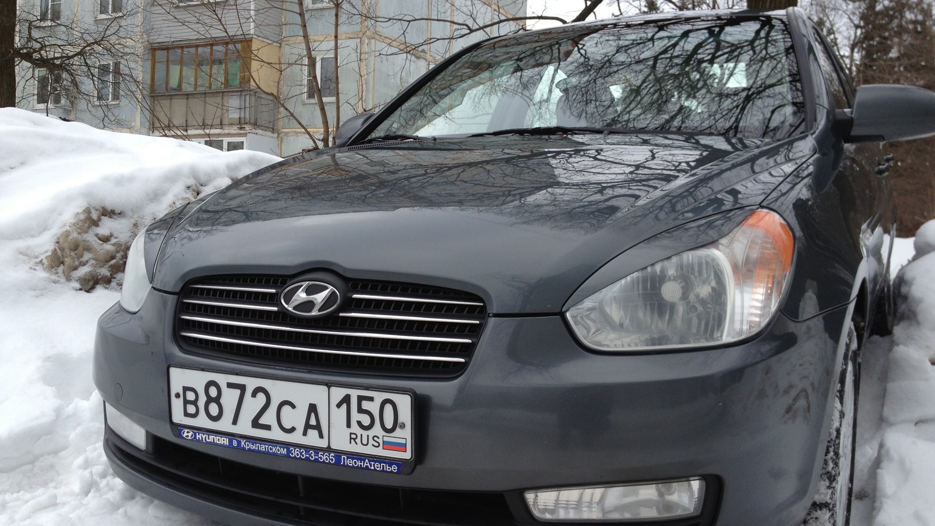 Hyundai Verna (MC) 1.4 бензиновый 2008 | Michelle на DRIVE2