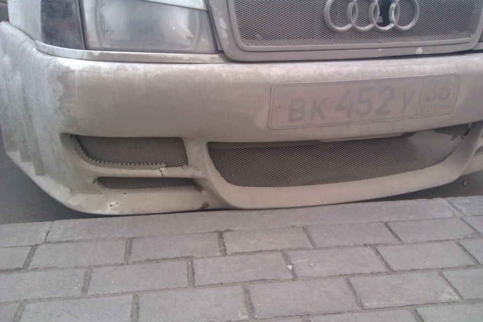 повезло)) еще пол мм и все) — Audi Coupe (89/8B), 2,6 л, 1992 года ...