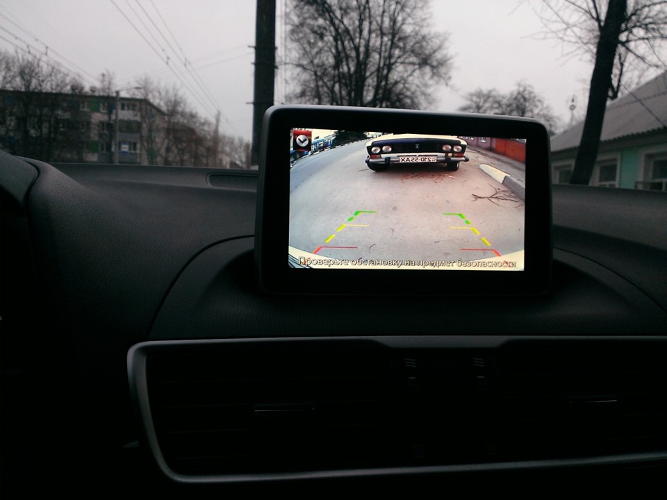 Камера заднего вида — Mazda 3 (3G) BM, 1,6 л, 2014 года | аксессуары ...
