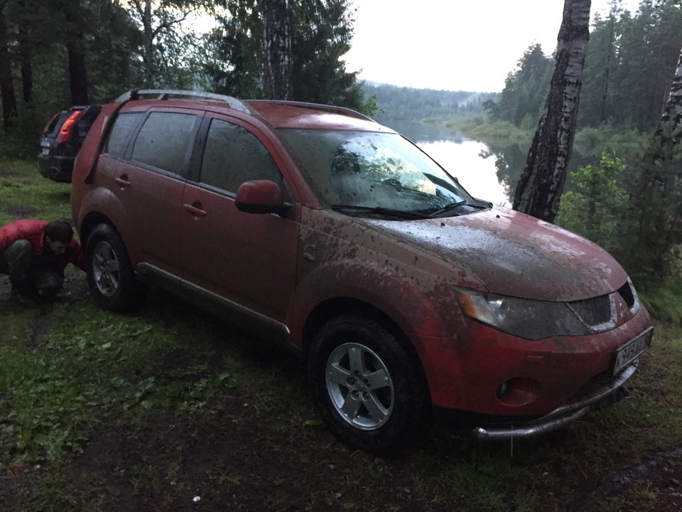 Летний weekend ))) — Mitsubishi Outlander XL, 3 л, 2007 года ...