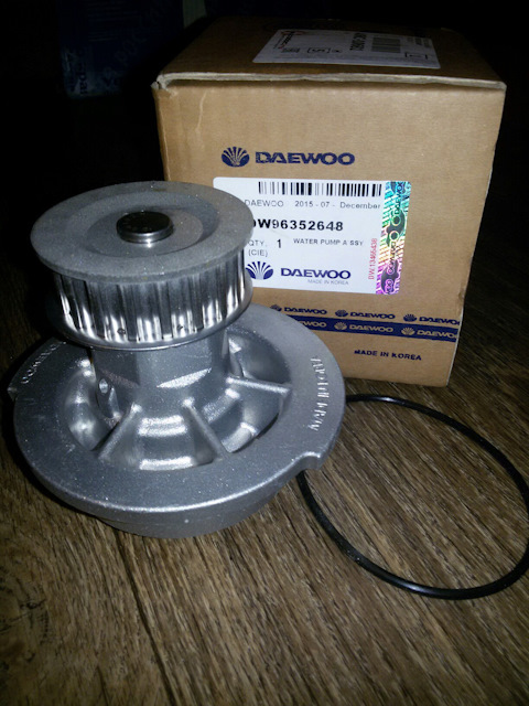 96352648 Помпа водяная Daewoo Nexia 1.5 SOHC/Lanos 1,3 GM | Запчасти на ...
