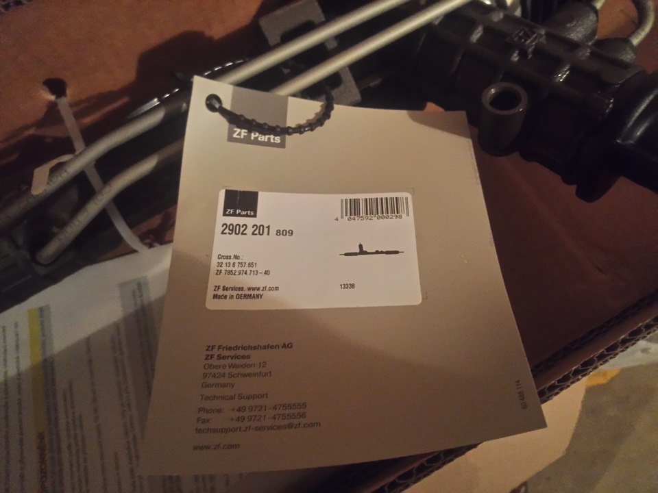 рулевая рейка zf — BMW 3 series Coupe (E46), 3 л, 2003 года | запчасти ...