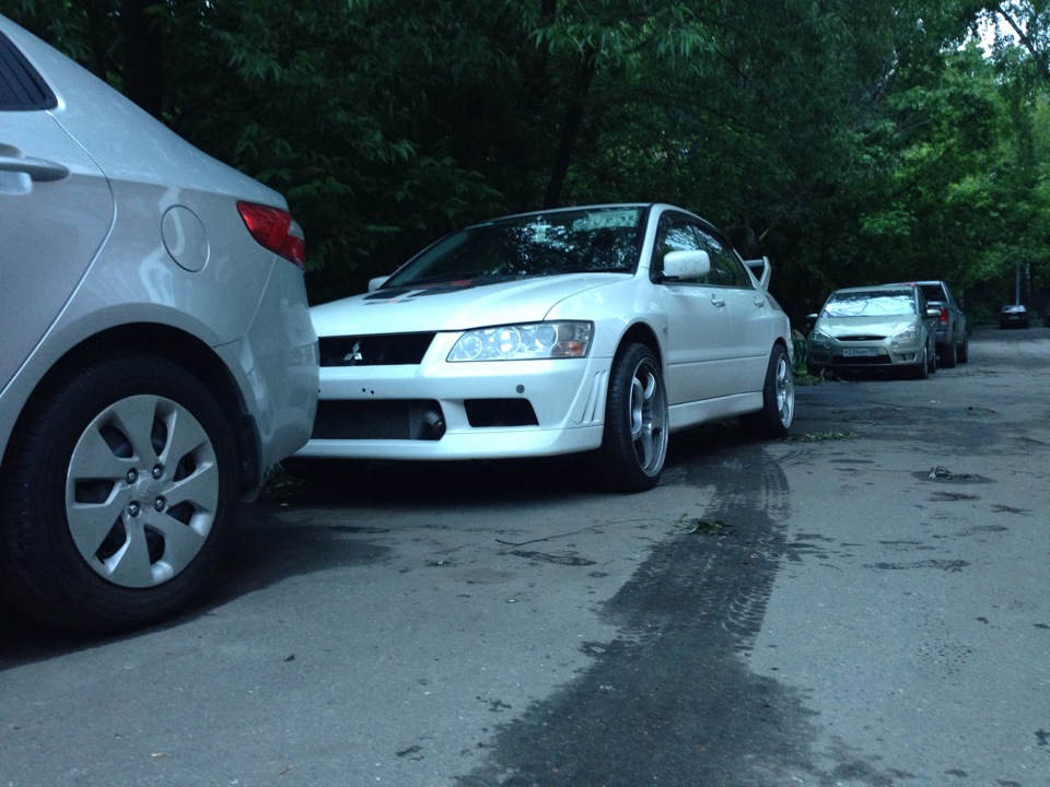 Clean & pink — Mitsubishi Lancer Evolution VII, 2 л, 2002 года ...