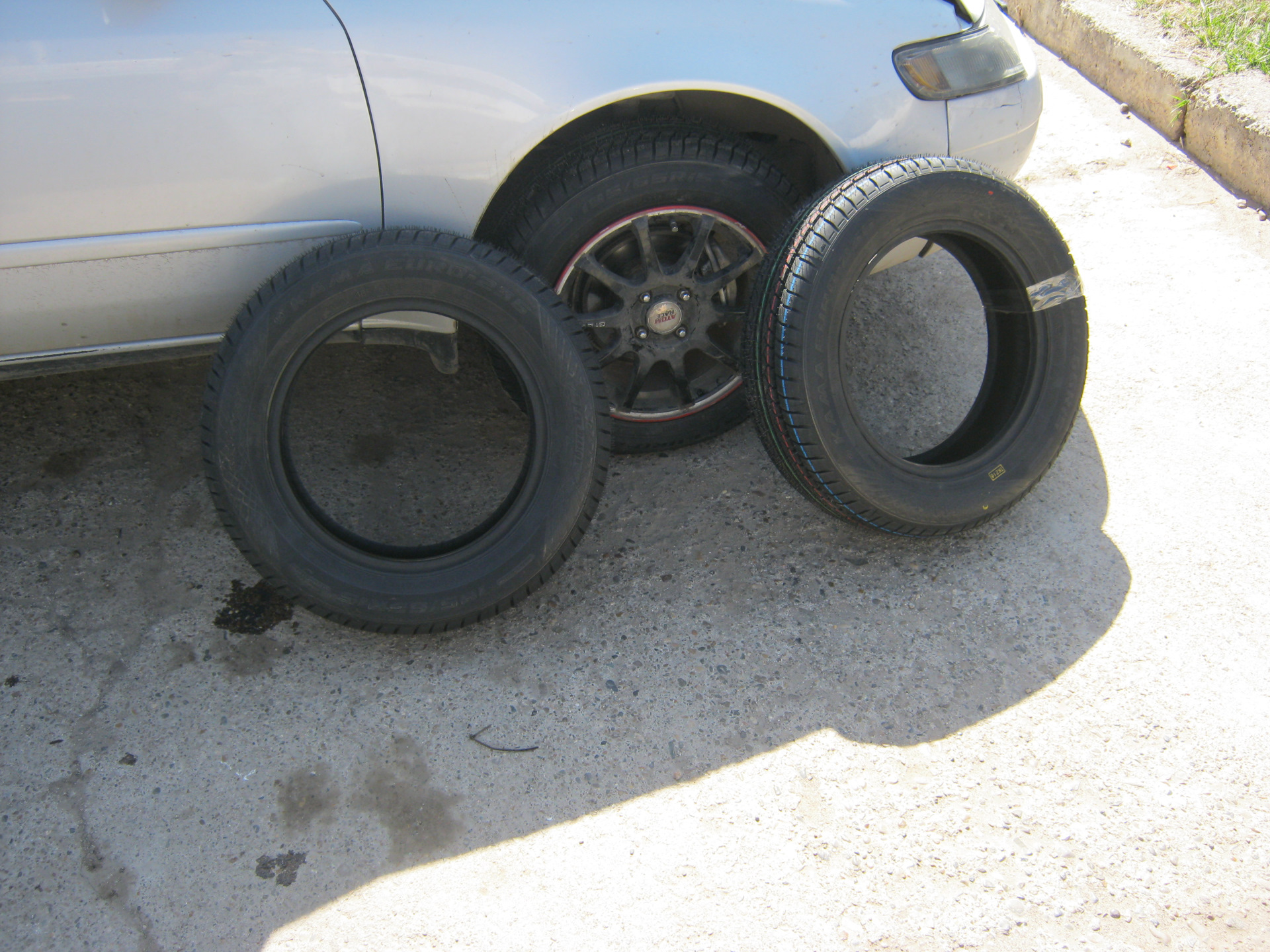 Новая резины — Toyota Corolla Ceres, 1,6 л, 1995 года | шины | DRIVE2