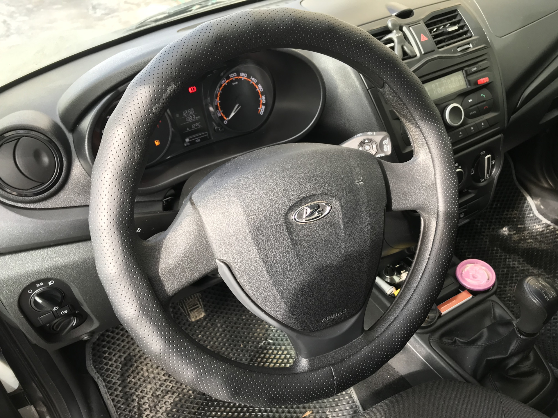 #32. Оплётка руля. — Lada Гранта (2G) FL, 1,6 л, 2019 года | аксессуары ...