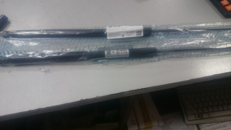 GF1119 Пружина газовая багажника Hyundai Santa Fe 01- ZEKKERT ...