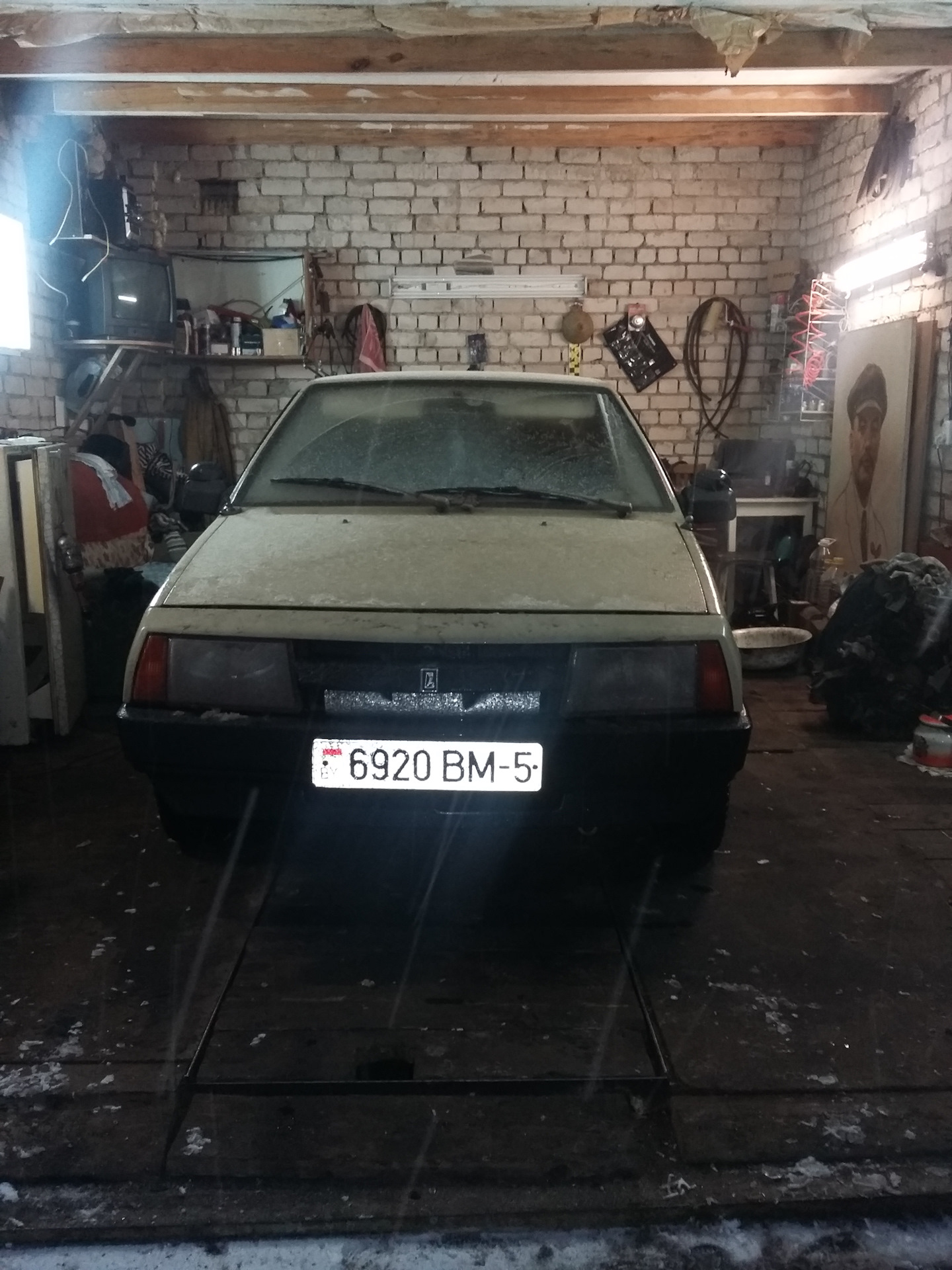 всего по немногу ч40 приехали рельсы коньчились. — Lada 2109, 1,3 л ...