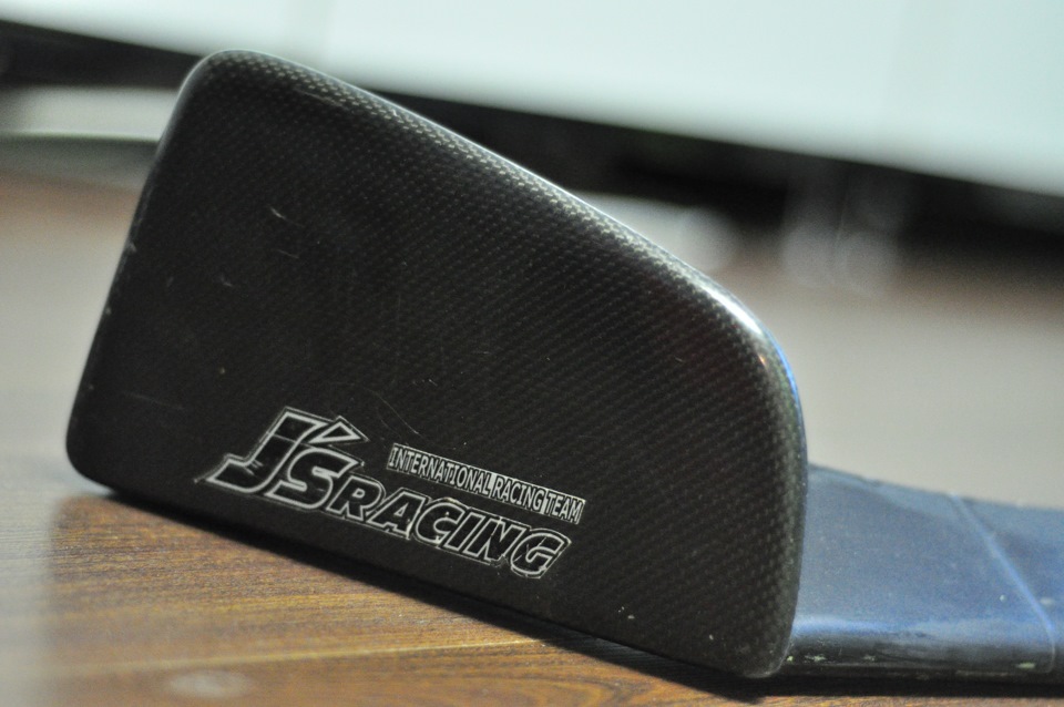 J'S Racing сплиттер GD1. Тизер. — Honda Jazz (1G), 1,5 л, 2008 года ...