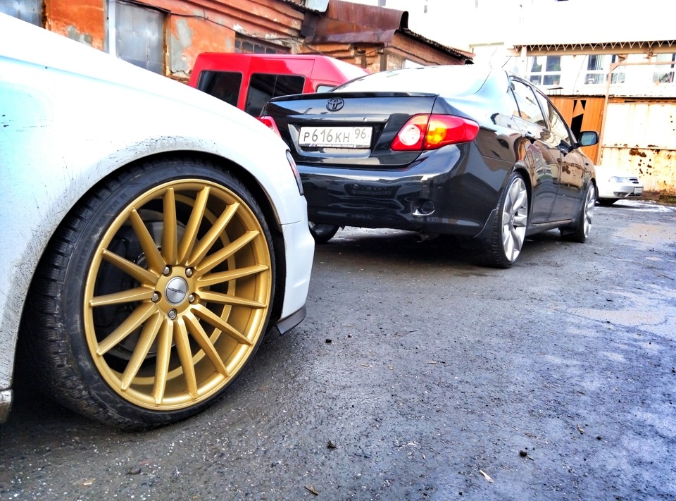 Винтер моде 2015-2016 =) — Toyota Corolla (140/150), 1,6 л, 2007 года ...