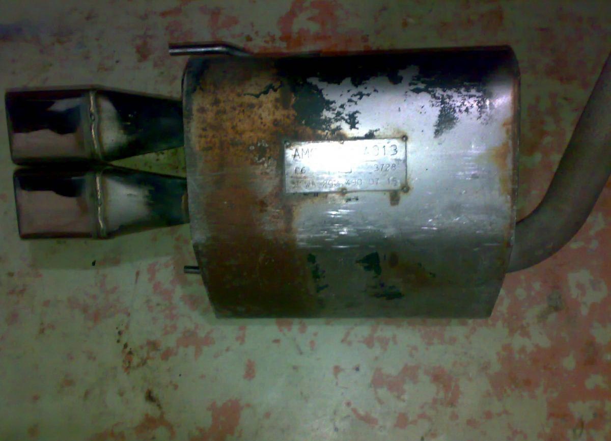 ///AMG muffler — Mercedes-Benz C-Class (W202), 2 л, 1999 года | тюнинг ...
