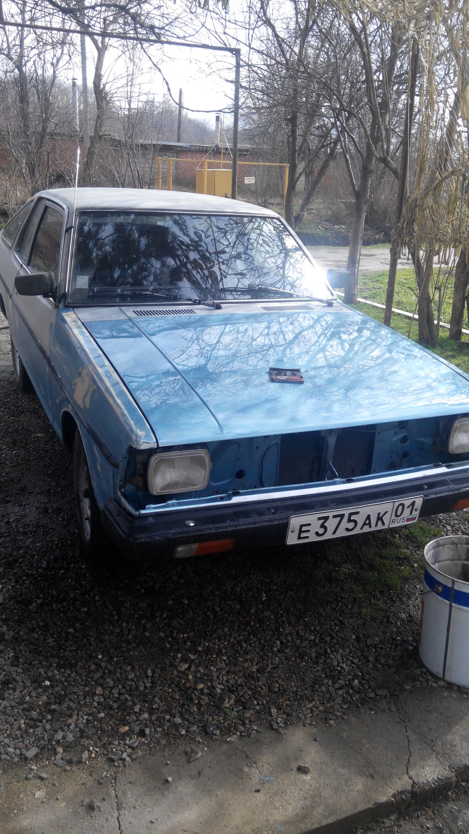 Подготовка под покраску — Nissan Datsun Violet, 1,4 л, 1982 года ...