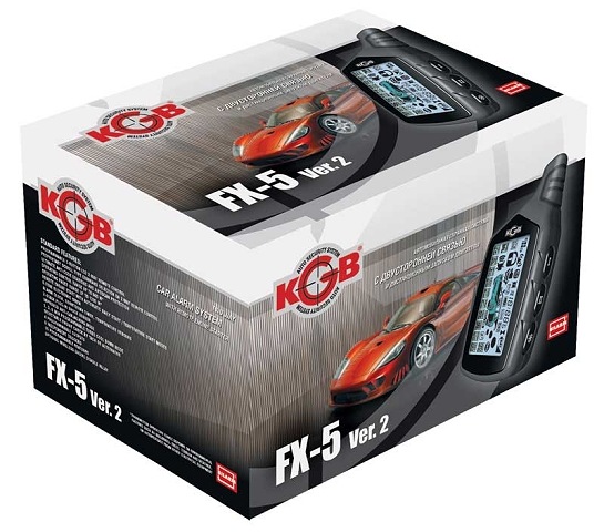 12.Сигнализация с автозапуском KGB FX-5 ver.2 — Geely Emgrand EC7 FE-1, 1,5 л, 2012 года ...