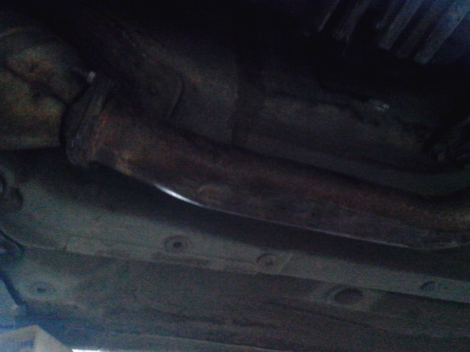 ВЫХЛОП — временно установлен — Toyota Mark II Blit, 2,5 л, 2002 года ...