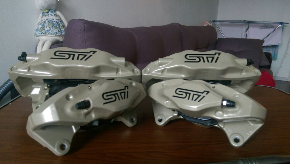 Brembo STI часть 2 (Реставрация и оживление) — Subaru Impreza WRX (GD ...