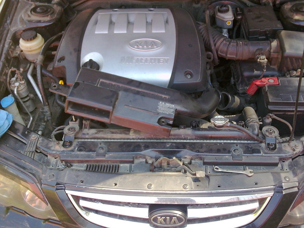 Очистка радиатора охлаждения и кондея — KIA Shuma II, 1,6 л, 2001 года | плановое ТО | DRIVE2