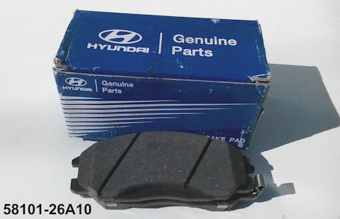 5810126A10 КОМПЛ ТОРМОЗНЫХ КОЛОДОК (4ШТ) KIA HYUNDAI | Запчасти на DRIVE2