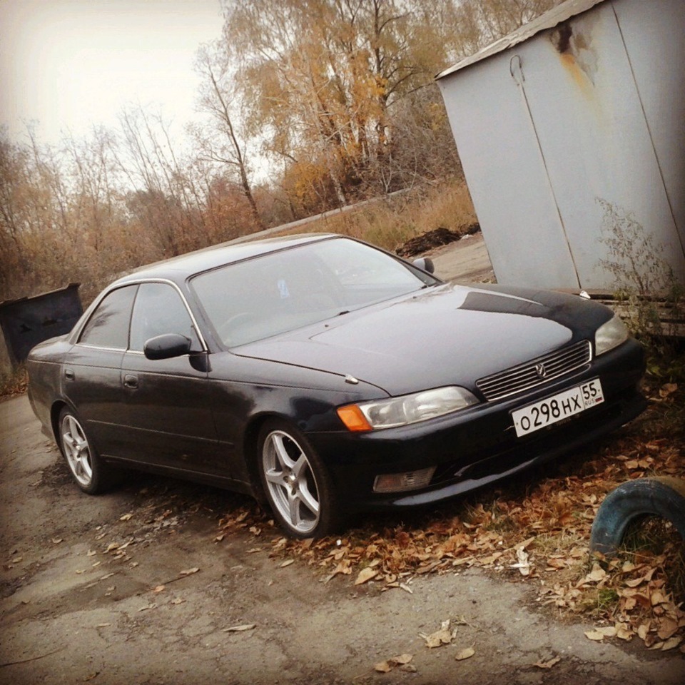 Новые 17-хи Weds Treffer — Toyota Mark II (90), 2 л, 1996 года ...