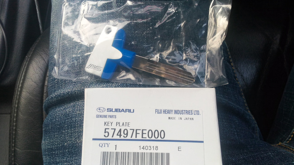 STI ключ.Субарупогода.Лирика. — Subaru Impreza (GD/GG), 2 л, 2000 года ...