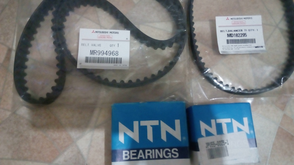 Замена ремней ГРМ и приводного. Устранение течи масла. — Mitsubishi ...