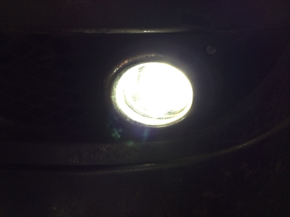 Линзованые ПТФ (Самоколхоз) — Mitsubishi Lancer X, 2,4 л, 2008 года ...
