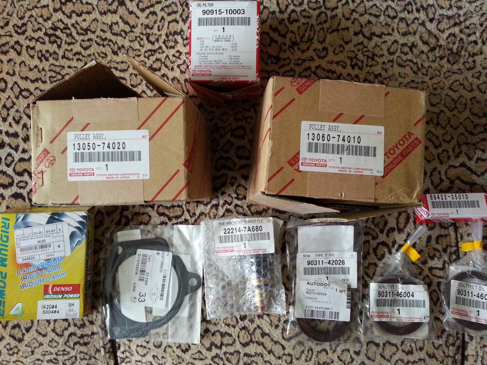 Муфты VVTi, иридий, кислородники, сальники, колпачки и т.п. — Toyota ...