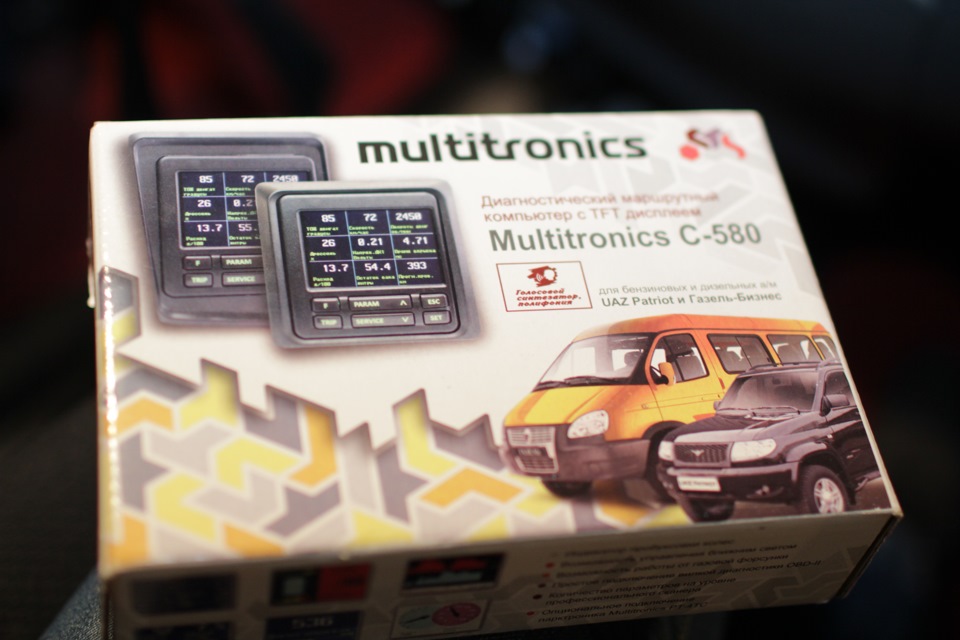 Бортовой компьютер Multitronics C-580 — ГАЗ Соболь 4х4, 2,8 л, 2015 года | тюнинг | DRIVE2