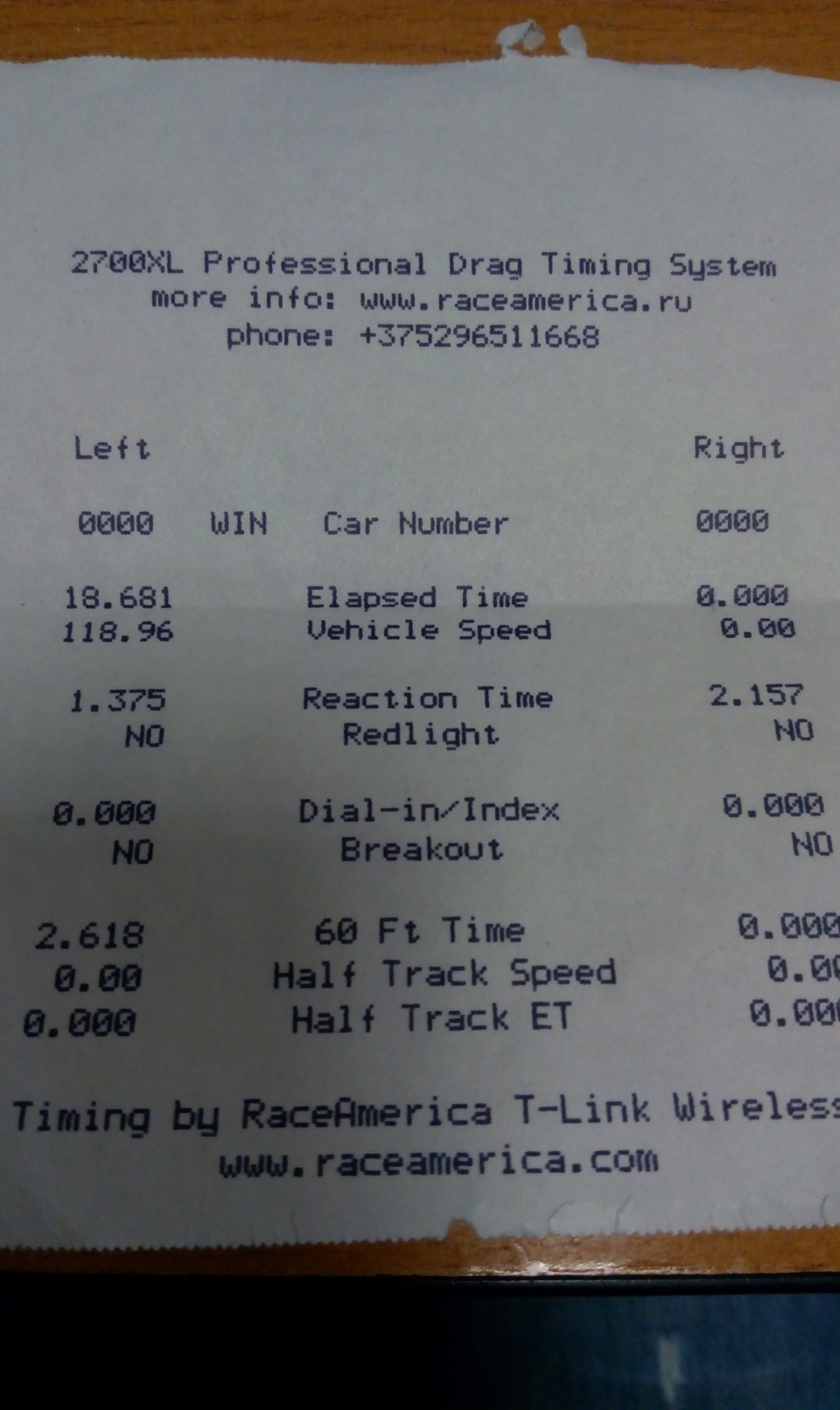 Проверка телеметрии RaceAmerica 2700 Series XL Wireless Drag Timing ...