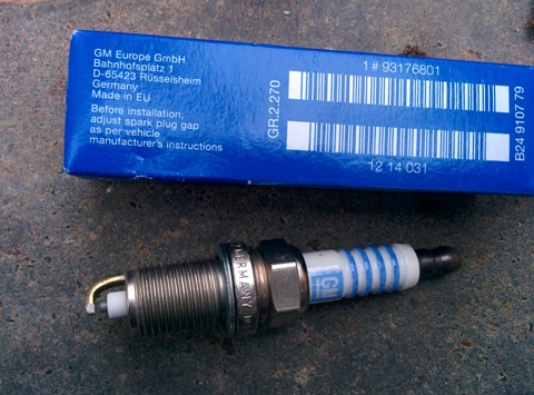 93176801 Свеча зажигания 5165 GM | Запчасти на DRIVE2