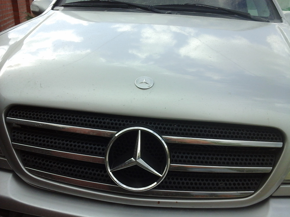 Решёточка — Mercedes-Benz M-Class (W163), 3,7 л, 2004 года | стайлинг ...