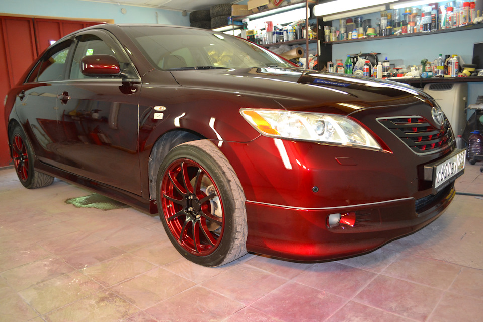 Покраска Toyota Camry, кенди краской. — DRIVE2