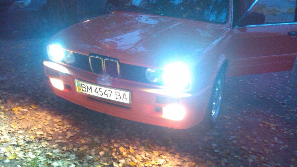 Туманки — BMW 3 series (E30), 2,5 л, 1985 года | своими руками | DRIVE2
