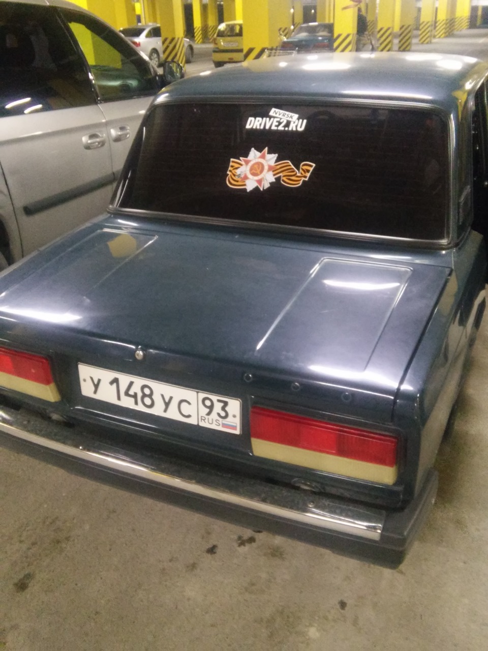 наклейка к дню победы — Lada 21074, 1,6 л, 2007 года | встреча | DRIVE2