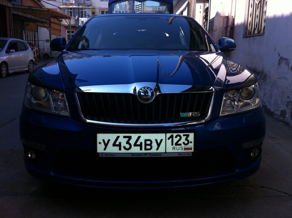 Реснички на фары. — Skoda Octavia RS A5 Mk2, 2 л, 2012 года | стайлинг ...
