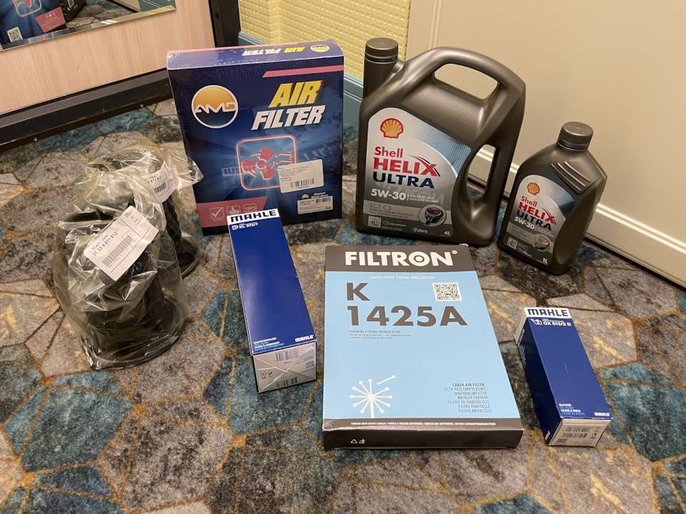 ТО на пробеге 67500 км и установка сплиттера — BMW 3 series (G20), 2 л ...