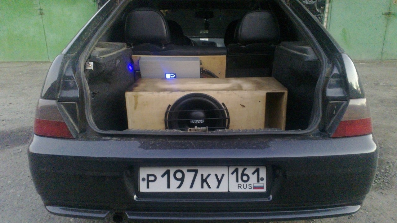 Моноблок Kicx 1.600 и короб под SA-12D2 — Lada 21124, 1,6 л, 2006 года | автозвук | DRIVE2