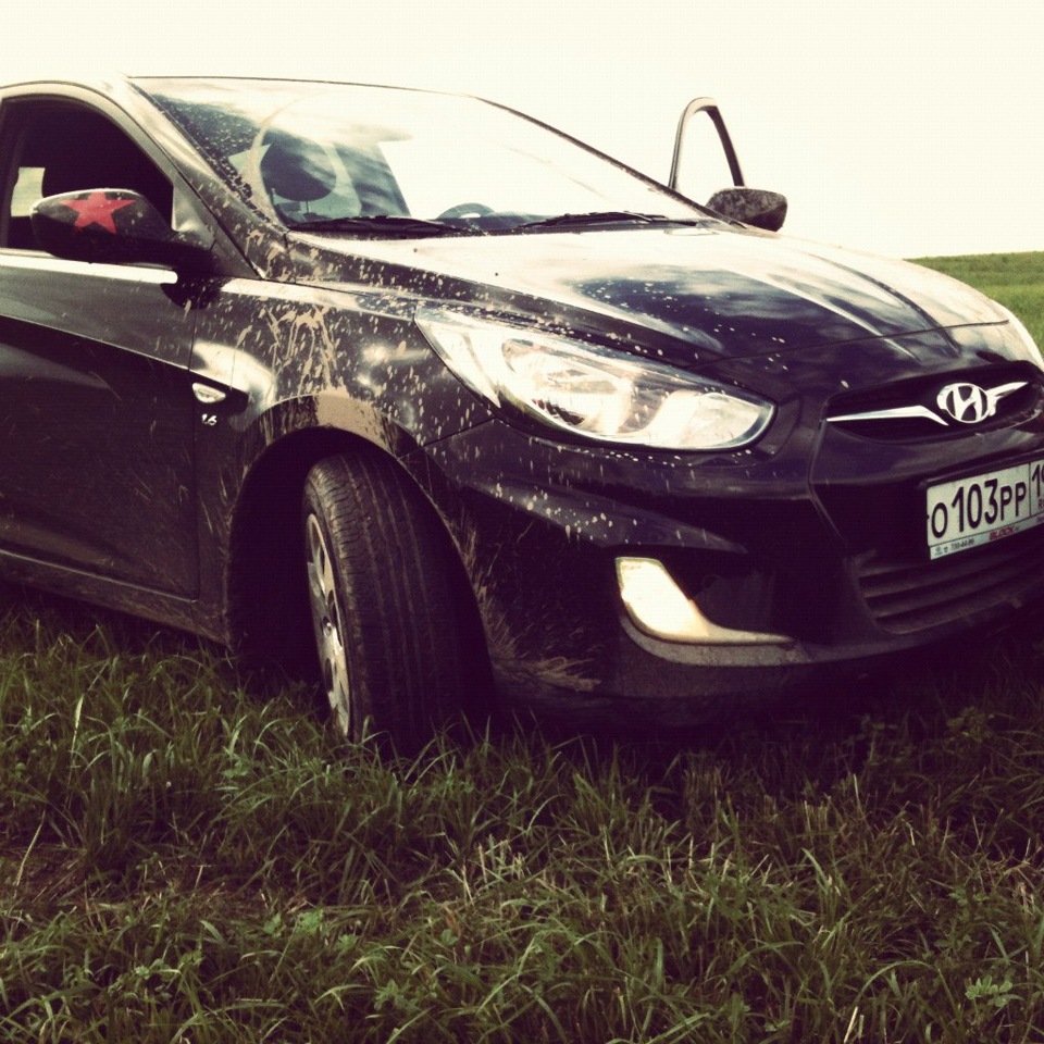 Весна — Hyundai Solaris Hatchback, 1,6 л, 2011 года | покатушки | DRIVE2