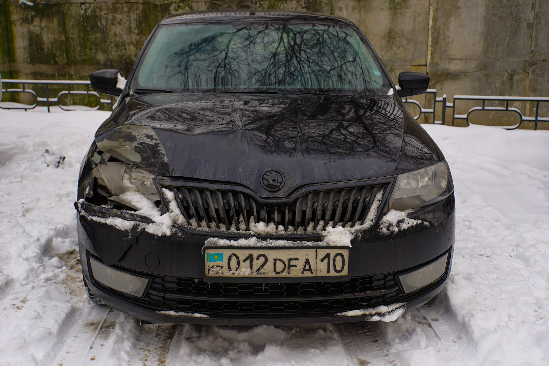 Биксеноновые фары… а еще капот, крыло и бампер — Skoda Rapid (1G), 1,4 ...