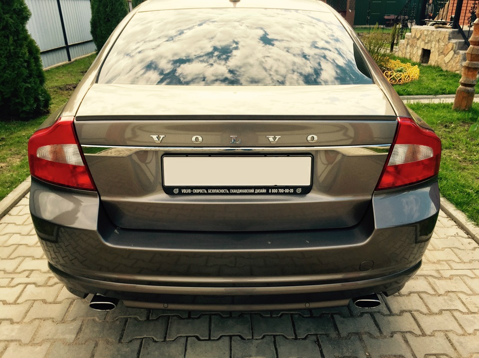 Lip spoiler — Volvo S80 (2G), 2,5 л, 2008 года | стайлинг | DRIVE2