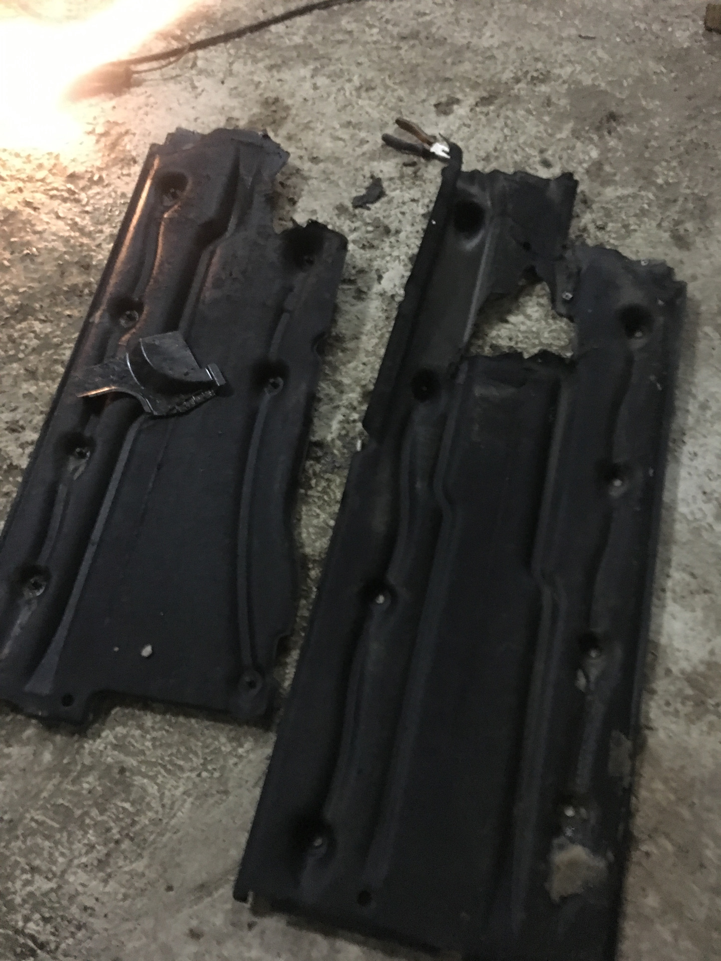 Замена защит днища, установка спойлера — Volkswagen Passat CC, 1,8 л ...