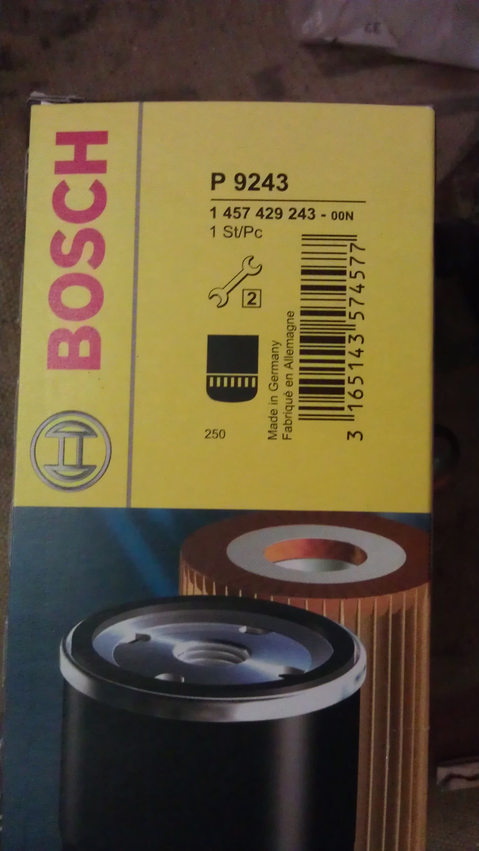 1457429243 Масляный фильтр BOSCH | Запчасти на DRIVE2
