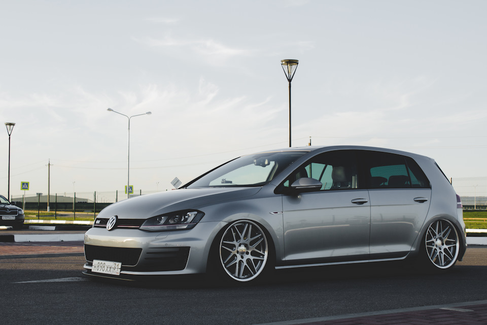Bagged mk7 GTI — фото — Volkswagen Golf GTI Mk7, 2 л, 2014 года ...