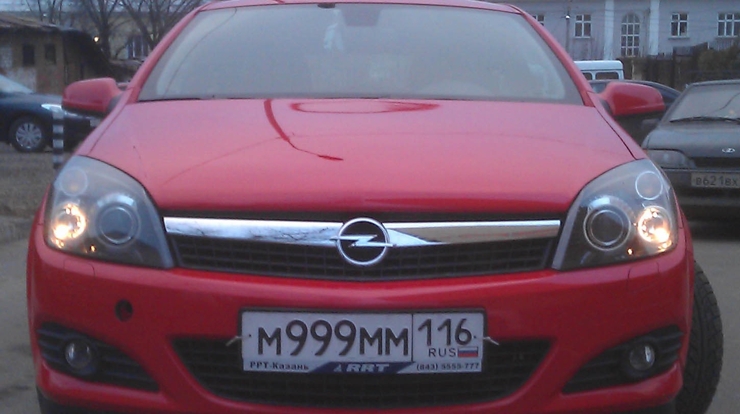 Opel Astra H GTC 1.8 бензиновый 2009 | Power Red на DRIVE2