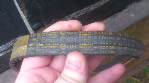 06A109119C РЕМЕНЬ ГРМ Z138 / 1.6-2.0 95~ VAG | Запчасти на DRIVE2