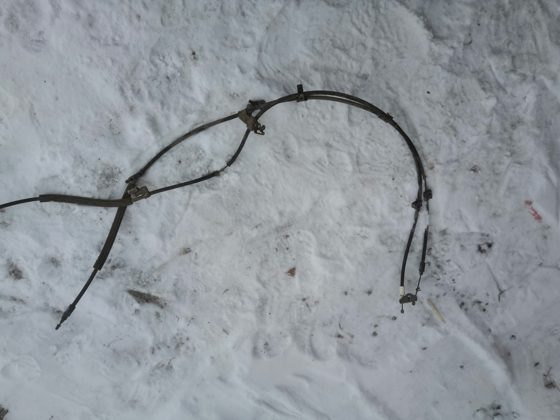 Трос ручника — Ford Focus III Hatchback, 1,6 л, 2011 года | расходники ...